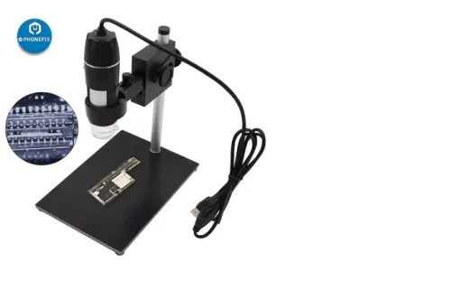 1000x Full Hd Zoom Led Digital Microscope With Height Adjustable Stand ...
