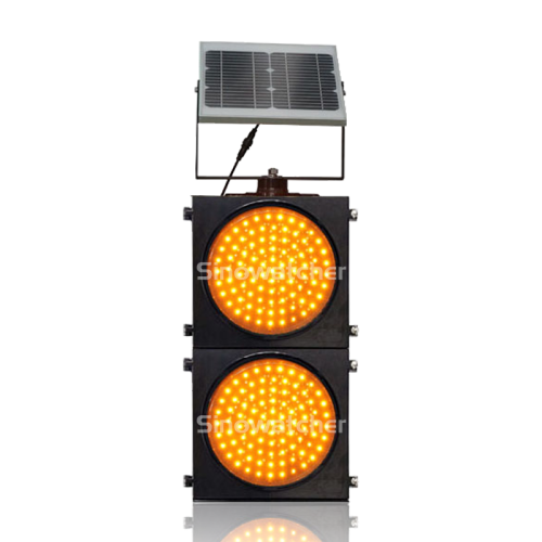 200mm/300mm Red/yellow Two Units Solar Warning Flashing Light, High ...