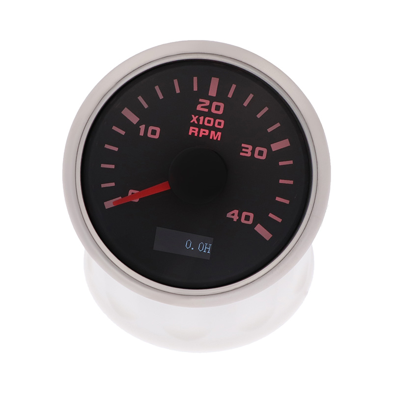 52mm Pointer Tachometer 4000 Rpm Tacho Meter Gauge With Red Backlight ...