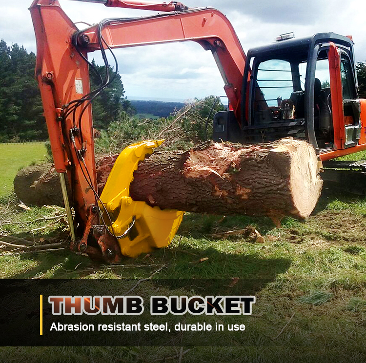Excavator Thumb Grapple Bucket Clamp, High Quality Excavator Thumb ...