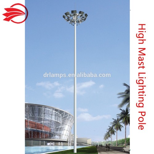 25m Led High Mast Light Pole Manufecture, High Quality 25m Led High ...