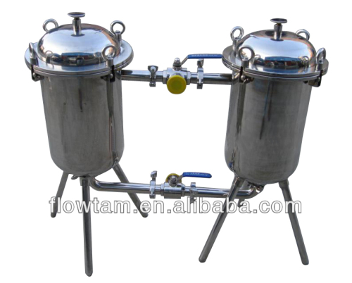 Industrial Juice Sanitary Double-barrel Filter, High Quality Industrial ...