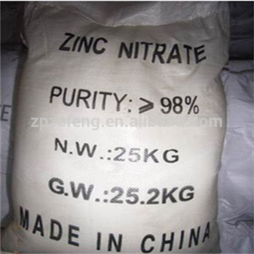 Crystals Zinc Nitrate Hexahydrate 98% Min Industrial Grade, High ...