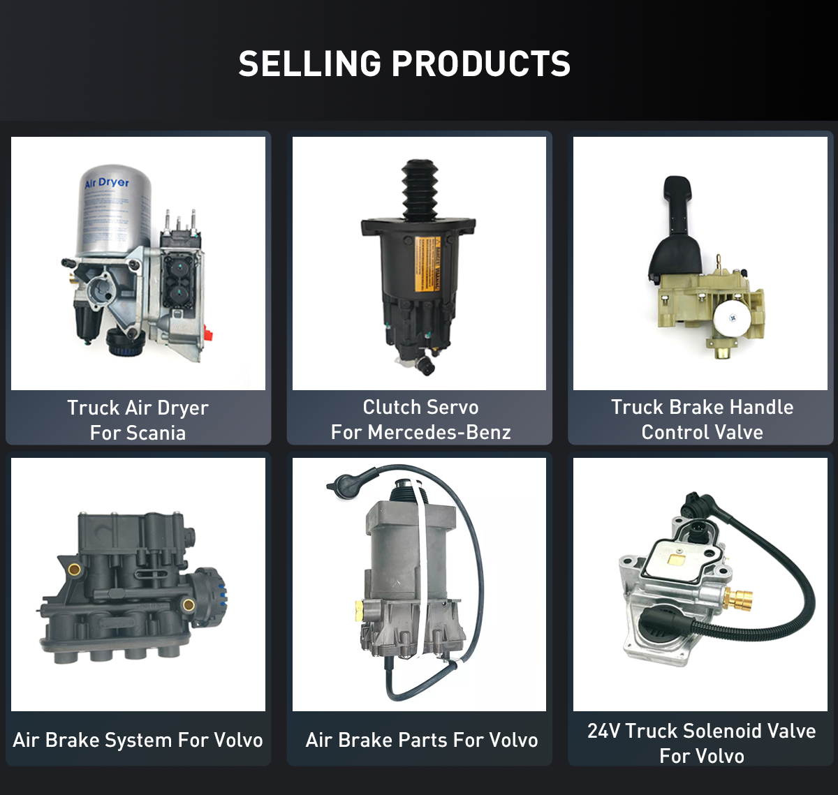 Truck Hand Control Brake Valve For Scania - 9617242120 1524313 1524958 ...