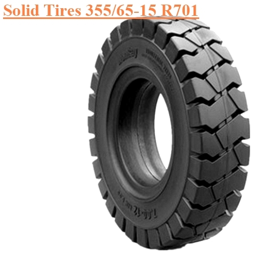 Industrial Forklift Vehicles Solid Tire 355/65-15 R701, High Quality ...