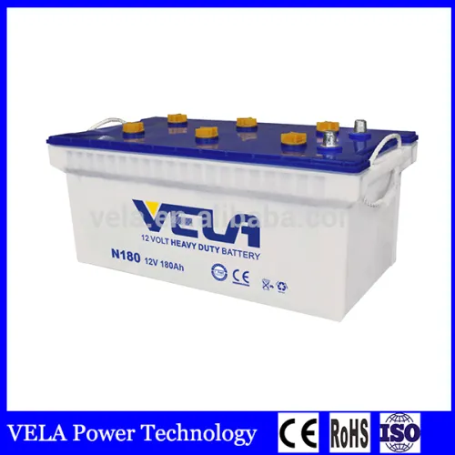Japan Standard N180 12v180ah Dry Charged Lead Acid Heavy Duty Car ...