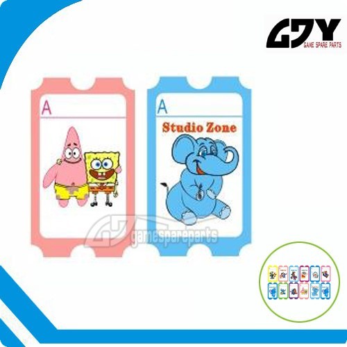 180g Barcode Copperplate Paper Redemption Ticket For Prize Vending ...