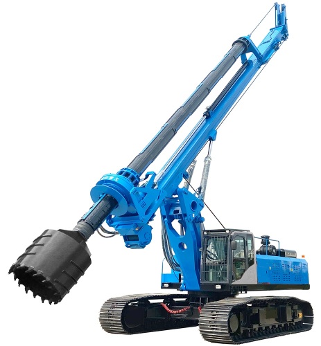 80m Depth Hydraulic Rotary Auger Drilling Machine, High Quality 80m ...