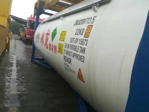 20 Feet Refrigerant Gas Storage Iso Tank, High Quality 20 Feet ...