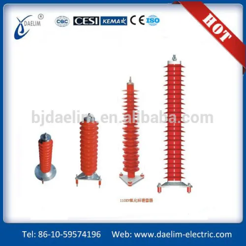 6kv 10ka Polymer Surge Arrester/6kv Lightning Arrester, High Quality 6kv 10ka Polymer Surge ...