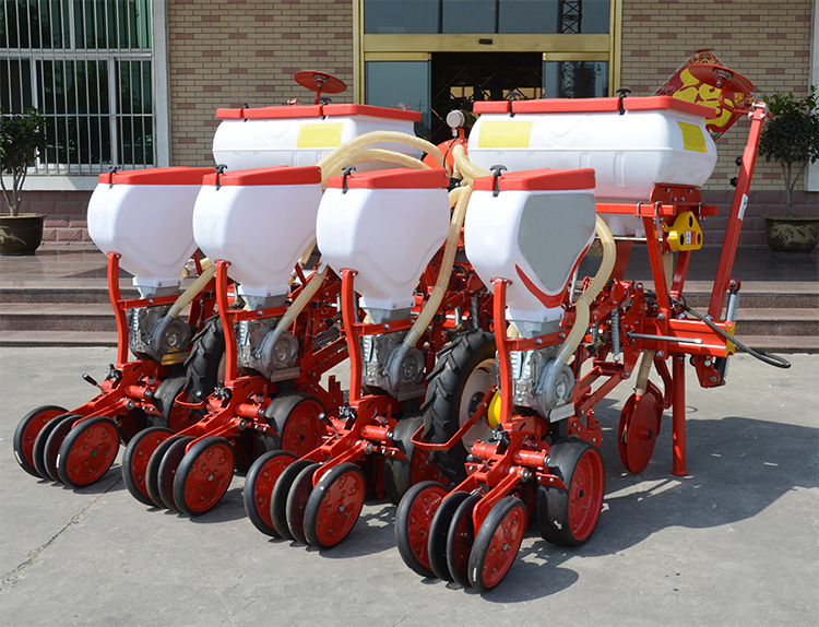 Pneumatic Precision Corn Planter With Fertilizing 6 Row Pneumatic Corn ...