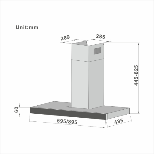 Chimney Cooker Hood Touch Control Chimney คุณภาพสูง Chimney Cooker Hood ...