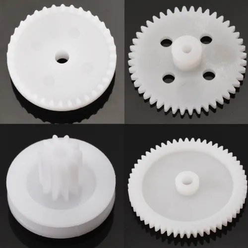 Mayitr 81pcs/set Plastic Gear Wheel Assorted Kit For Toy Car Robot ...