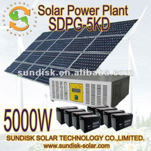 5000w Mini Solar Power Plant System, High Quality 5000w Mini Solar ...