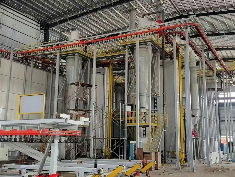 Vertical Electrostatic powder spraying system Manufacturer Vertical ...