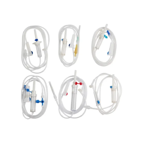 Disposable Hospital Infusion Set For Intravenous Fluids, High Quality ...