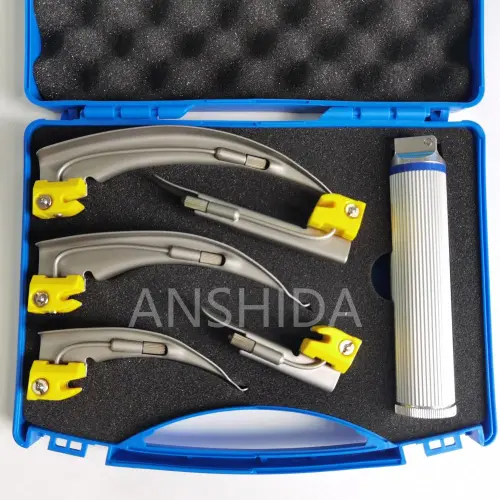 Fiber Optic Led Light Intubation Anesthesia Laryngoscope, High Quality ...