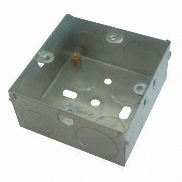 Galvanized Steel Junction Box For Mounting Wall Switch, With Earthing ...