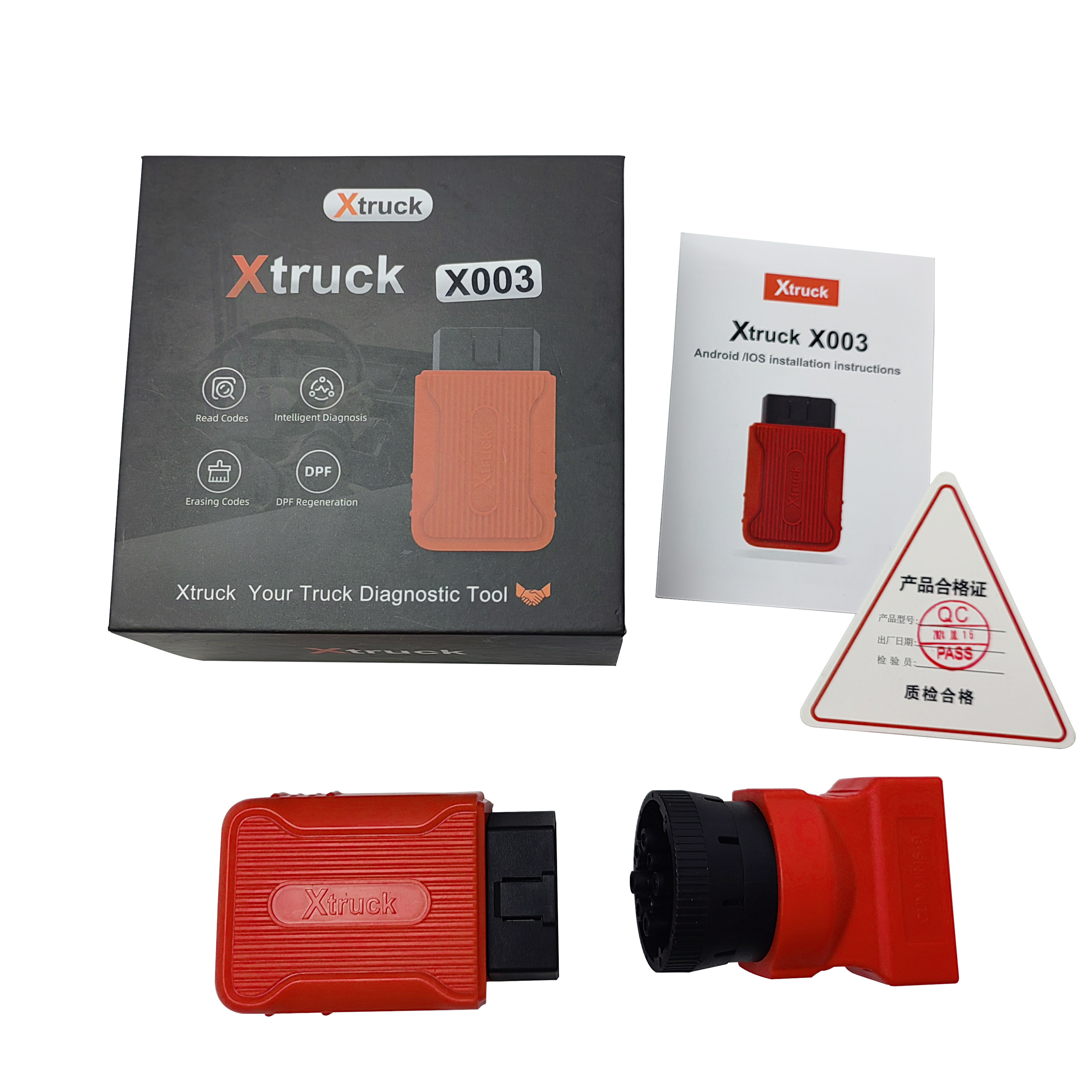 X Truck X003 Fault Code Reader: Vol-vo & Sca-nia Diagnostic Tool, High ...