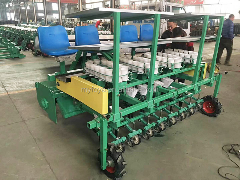Tractor-mounted Multi-row Seedling Transplanter For Vegetables, High ...