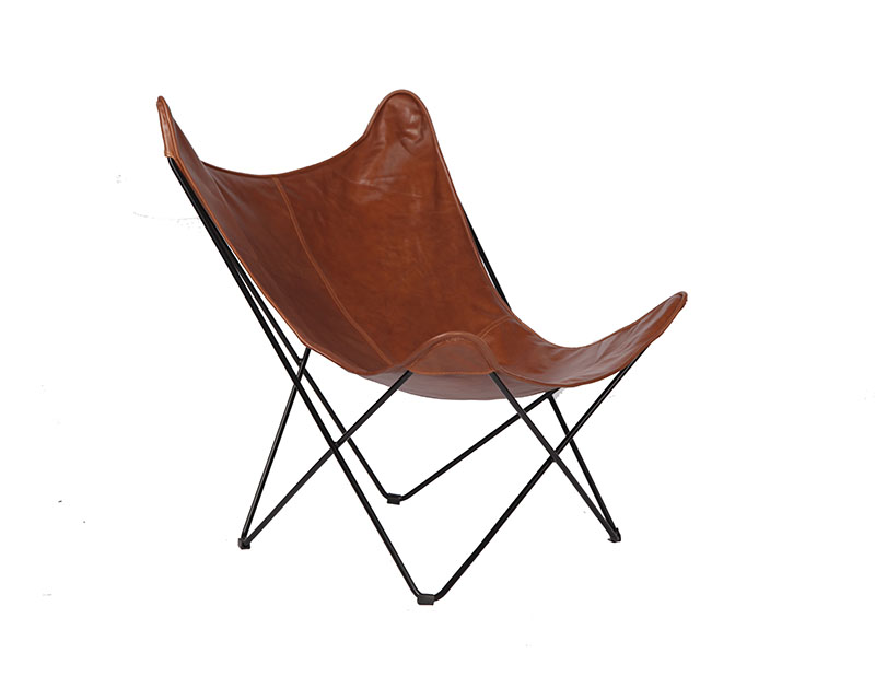 Modern Leather Butterfly Lounge Chair, High Quality Modern Leather ...