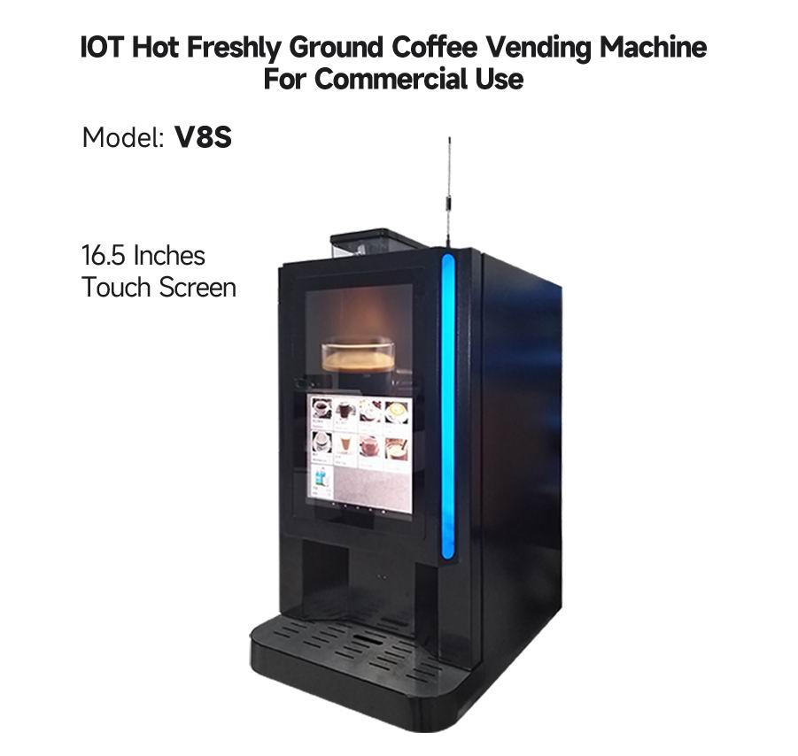 Sp-v8s Supin Commercial Iot Coffee Vending Machine, High Quality Sp-v8s ...