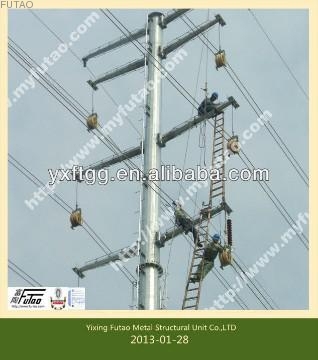 Electrical Steel Transmission Line Poles, High Quality Electrical Steel ...