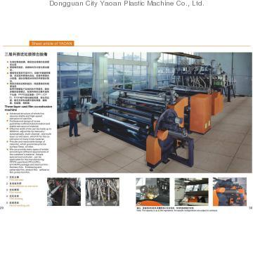 Three-layer Cast Film Co-extrusion Machine, High Quality Three-layer ...