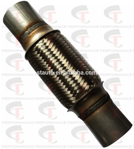 Double Braid Exhaust Flexible Pipe With Nipples, High Quality Double ...