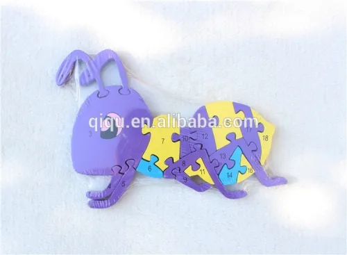 Ant Wooden Toy Jigsaw Puzzles Arabic Alphabet, High Quality Ant Wooden ...