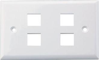 Flush Mount Wall Plates Rj45 Module Network Keystone Jack 2, High ...