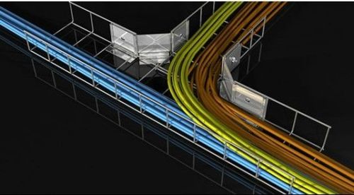 Grid Cable Tray Wire Mesh Cable Tray Used For Data Cables And Low ...