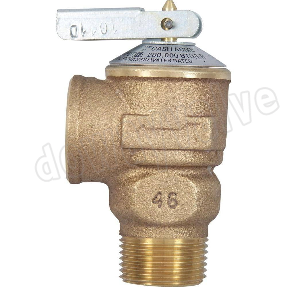 Brass Temperature & Pressure Relief Valve For Water Heaters: Ensuring ...