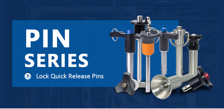 Knob Grip Locking Quick Release Pins, Button Push Pin With Lanyard: The ...