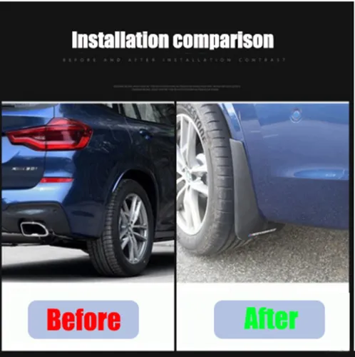 For Bmw X3 G01 Splash Guards Mud-flaps Front & Rear Mudguards Mud Flaps ...