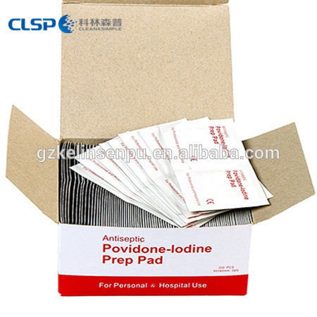 Antiseptic Povidone Iodine Prep Pad, High Quality Antiseptic Povidone ...