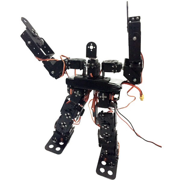 Big Bio-robot: 17 Dof Metal Humanoid Biped Walking Robot Kit With Diy ...