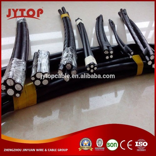 Power Transmission Line Xlpe Insulation Abc Cable Duplex Triplex Quadruplex Aerial Cable, High ...