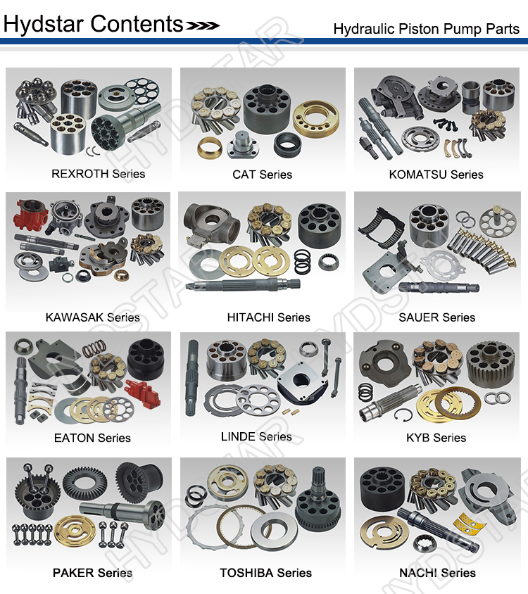 Kawasaki K3v Series Hydraulic Pump Spare Parts: K3v45, K3v63, K3v112 ...