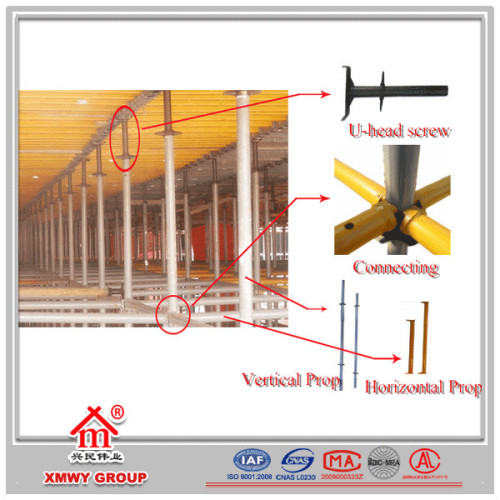 Slab Roof Scaffolding Formwork System For Concrete Construction, High ...