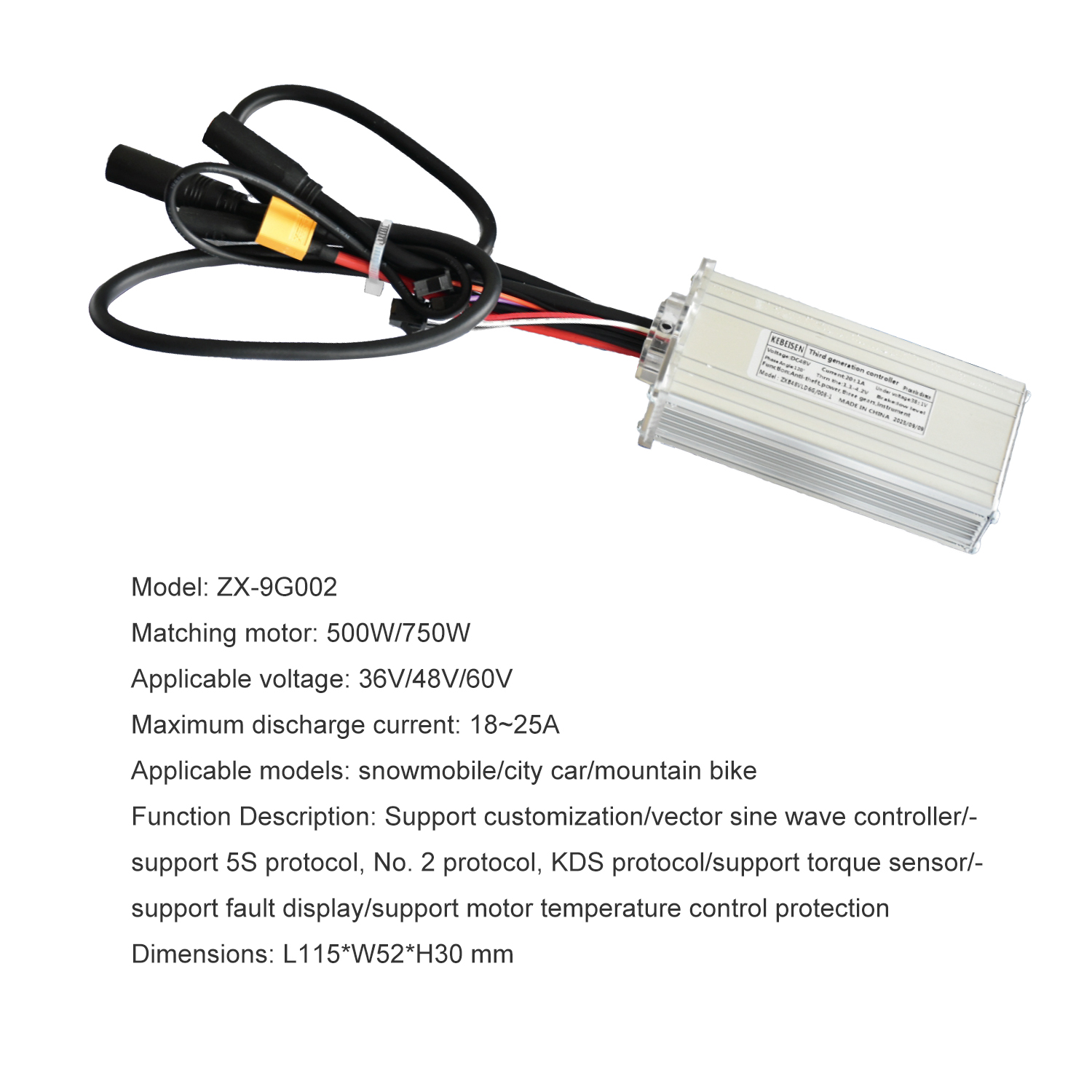 Ebike Controller 9 Mosfet Controller 500w, High Quality Ebike Controller 9 Mosfet Controller ...