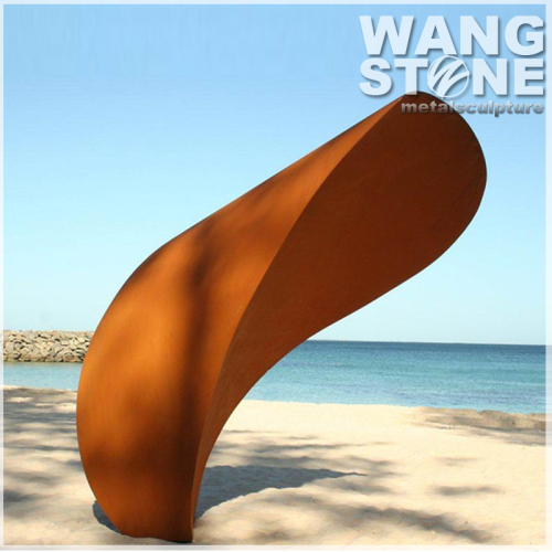 Contemporary Public Corten Steel Finger Sculpture Art, High Quality ...