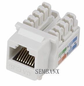 Rj45 Cat6 키스톤 잭 8p8c Utp, Bossgoo.com의 고품질 Rj45 Cat6 키스톤 잭 8p8c Utp