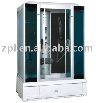 Sliding Curved Glass Fm Radio Steam Shower Cabin, High Quality Sliding ...