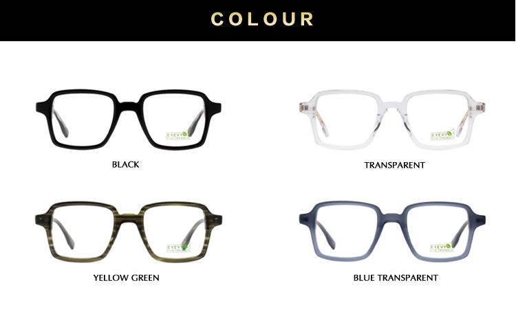 Classic Biodegradable Square Bio Eco Acetate Optical Frame, High ...