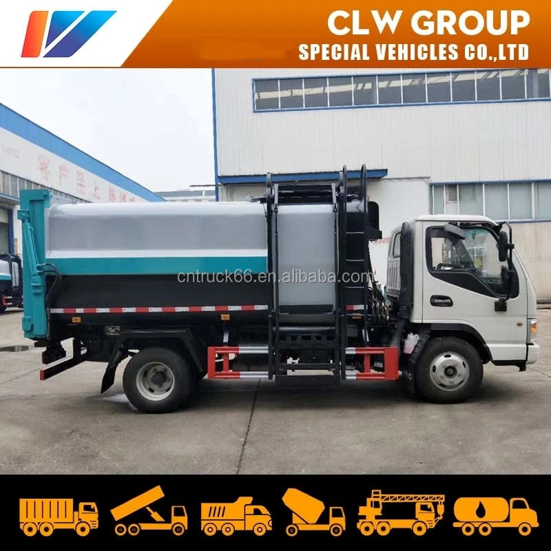 Jac 7000 Liters Bin Lifter Garbage Truck Side Loading Waste Treatment ...