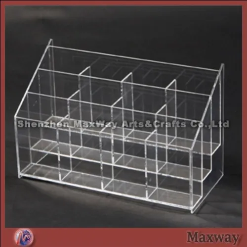 3-tier-12-pocket Clear Acrylic Name/business Card Holder/container ...