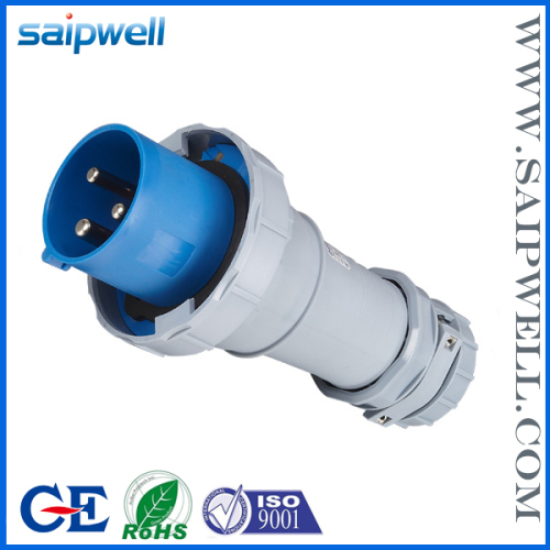 Saip/saipwell High Quality Ip67 3p 125a Industrial Power Plug, High ...