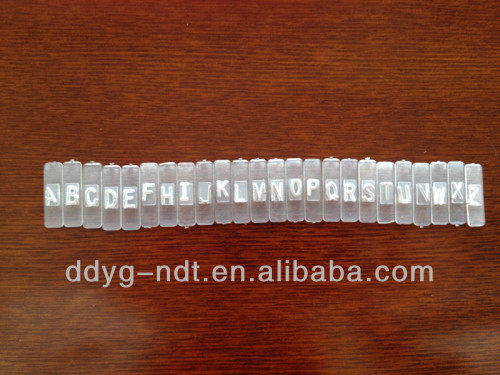 Lead Letters For Industrial Radiography Testing, High Quality Lead ...