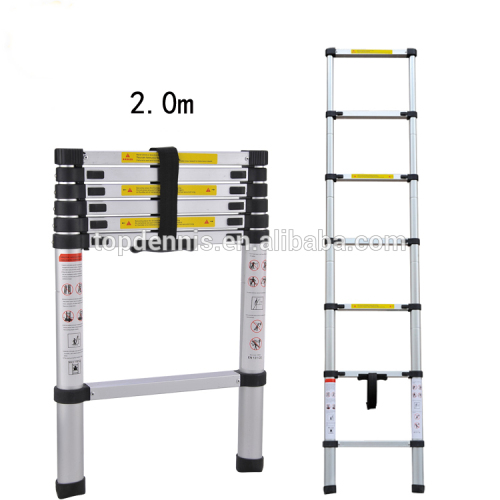 2m Aluminium Telescopic Ladder, High Quality 2m Aluminium Telescopic ...